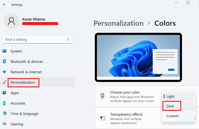 Come cambiare lo schermo da nero a bianco su Windows 11 - Tiempo de Frikis