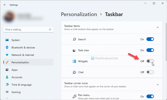 Come aggiungere o rimuovere i widget da Windows 11 Task Barra - Tiempo ...
