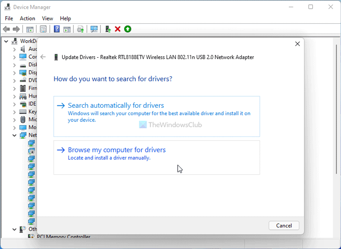 Come risolvere il problema del driver LAN Ethernet in Windows 11/10 - Tiempo de Frikis