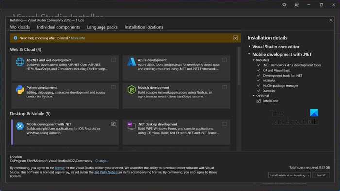 Come installare e configurare Visual Studio 2022 su Windows 11/10 - Tiempo de Frikis