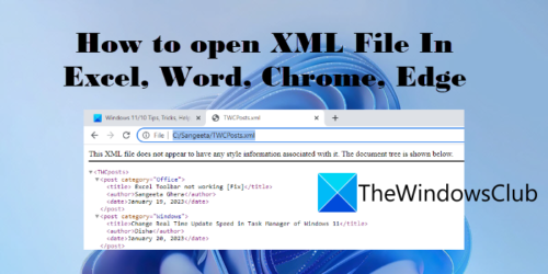 Come aprire il file XML in Excel, Word, Chrome, Edge - Tiempo de Frikis