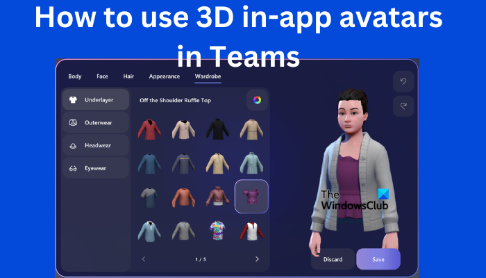 Come utilizzare gli avatar 3D nei team Microsoft - Tiempo de Frikis
