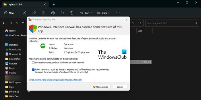 Come installare ed eseguire il server Nginx su Windows