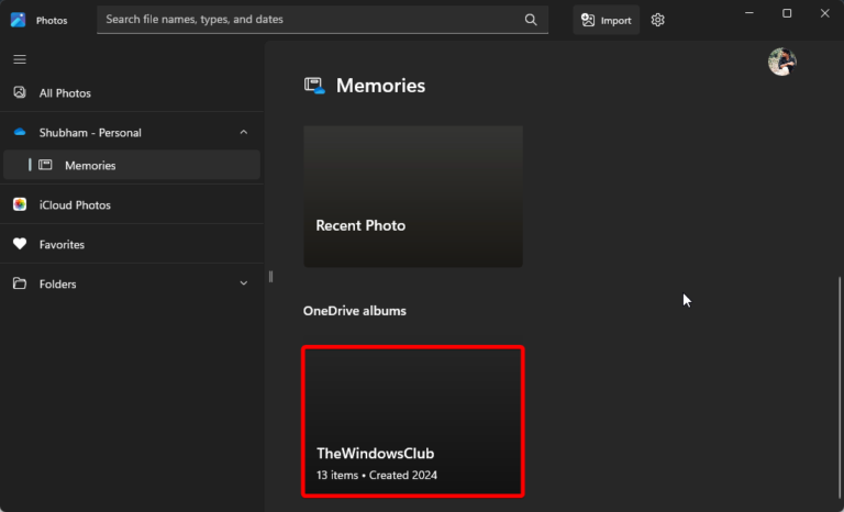 Sposta le foto da Photos Legacy alla nuova app Foto in Windows 11 ...