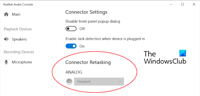 Realtek Audio Console Connector Retatasking Gry Out [Fix] - Tiempo de ...