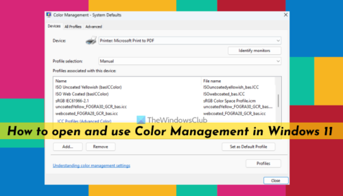 Come aprire e utilizzare Gestione colore in Windows 11 - Tiempo de Frikis