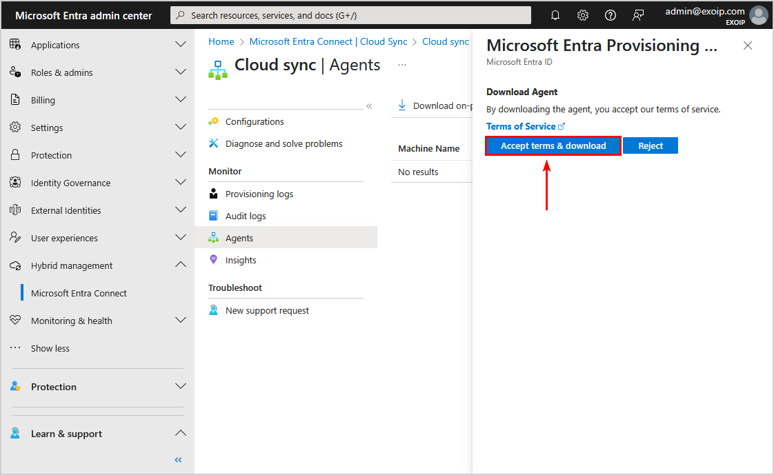Microsoft Entra Cloud Sync のインストールと構成 - Tiempo de Frikis