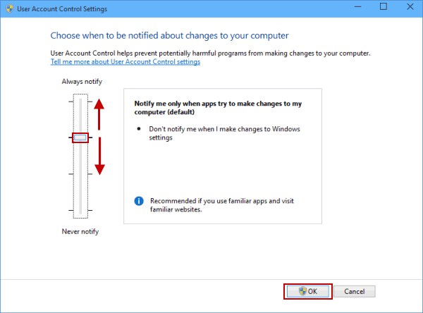 Windows10のユーザーアカウント制御設定を変更する方法 - Tiempo de Frikis