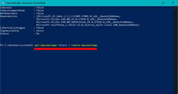 Windows10（Powershell）でMicrosoftストアを排除/完全に無効にする方法