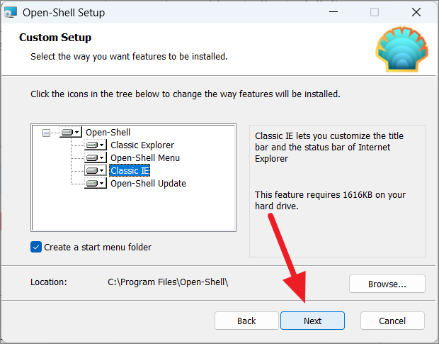 Windows 11 でオープン シェルをダウンロードして使用する方法
