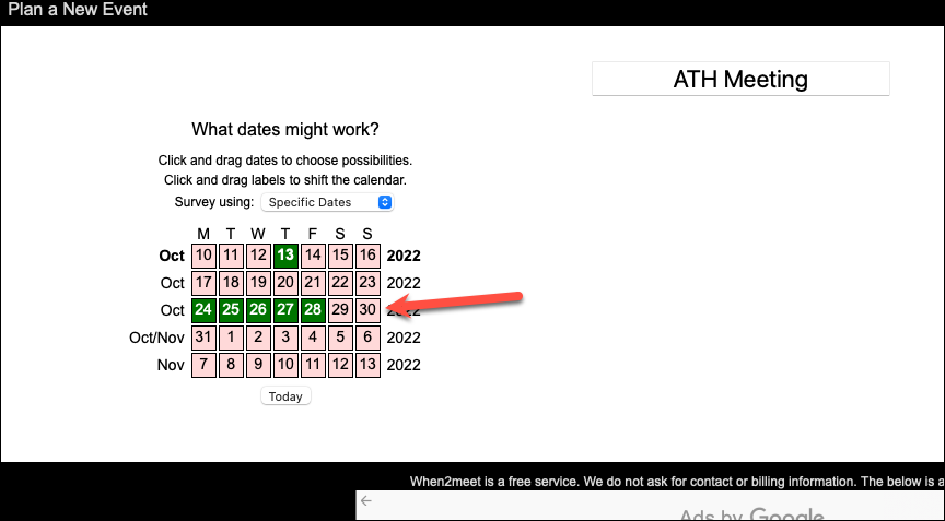 When2Meetの使い方