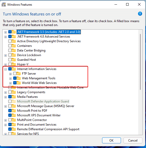 Windows11でIIS（インターネット情報サービス）を有効にする方法 - Tiempo de Frikis