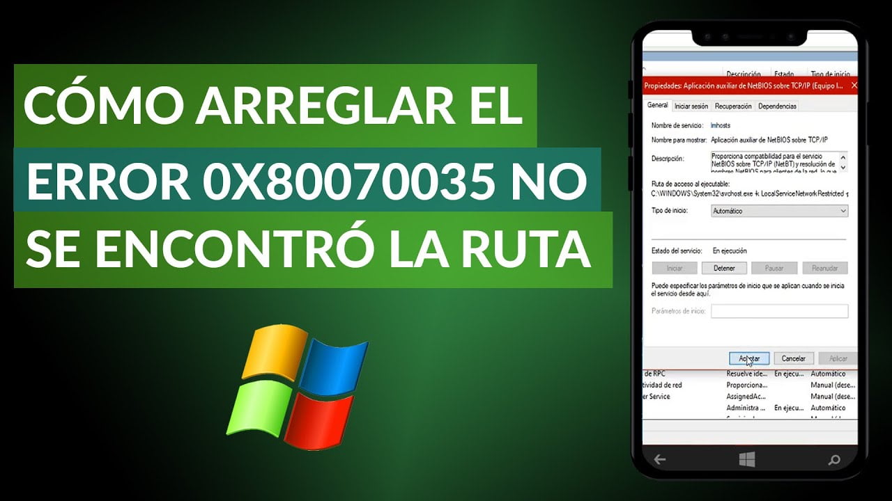 Windowsでエラー0x80070035ネットワークパスが見つかりませんを修正する方法? - Tiempo de Frikis
