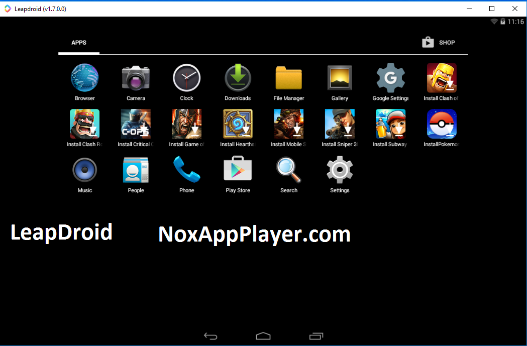 Windows 7、8、10、11用のLeapdroidダウンロード：史上最高のAndroidエミュレーター！