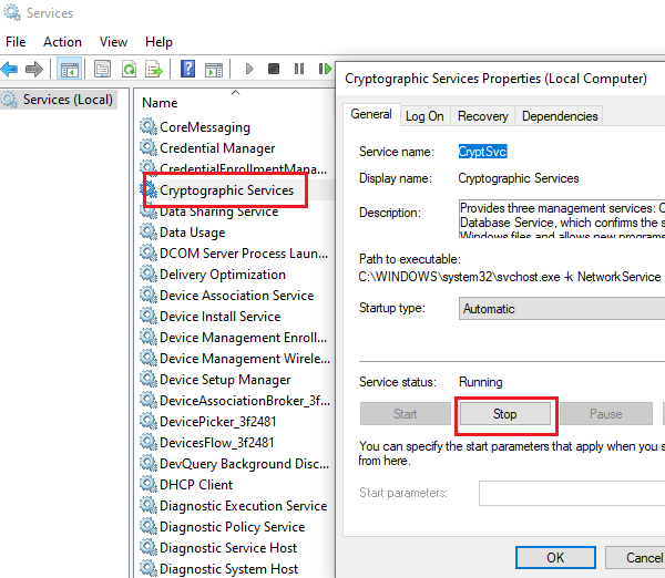 Windows Updateエラー0x80072EFEを修正します