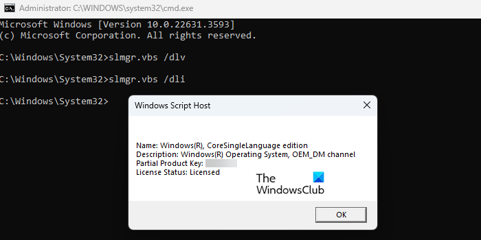 slmgr.vbsでWindows OSのライセンスステータスとアクティベーションIDを表示 - Tiempo de Frikis