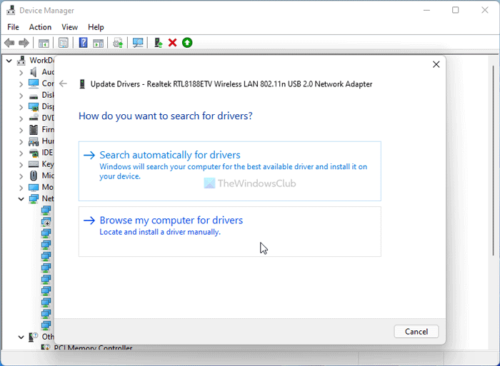 Windows 11のネットワークドライバーを更新する方法 - Tiempo de Frikis