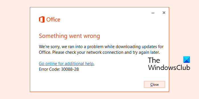Office Update エラー コード 30088-28、30088-29 または 30016-29 を修正する - Tiempo de ...