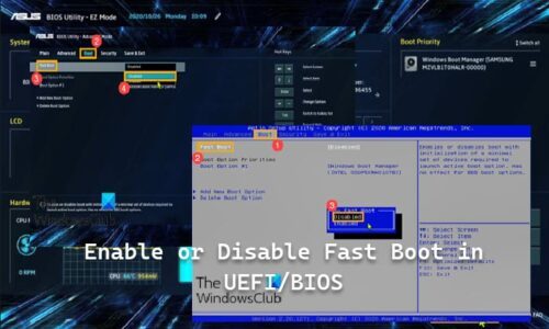 Windows 11/10のUEFI/BIOSで高速ブートを有効または無効にする方法 - Tiempo de Frikis