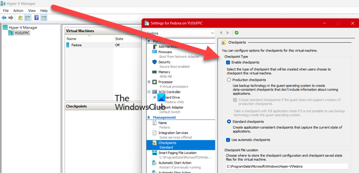 Hyper-V でチェックポイントを有効、作成、名前変更、削除、復元する方法 - Tiempo de Frikis