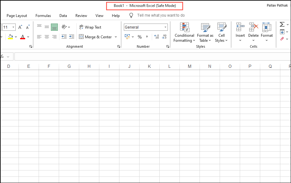 Kaip ištaisyti 'nepakanka atminties, kad atliktumėte šį veiksmą' klaida ...