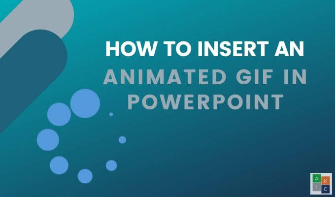 Kaip įterpti animuotą GIF į „PowerPoint“.