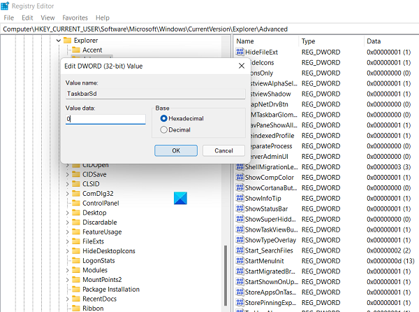Kaip įjungti arba išjungti Rodyti darbalaukį užduočių juostoje ...