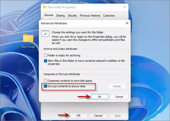 4 eenvoudige manieren om map te vergrendelen/coderen ...