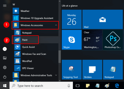 Hoe u Microsoft Paint kunt openen en gebruiken in Windows 10 - Tiempo ...