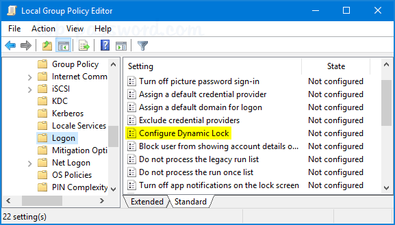 Hoe u Dynamic Lock in Windows 10 kunt inschakelen of uitschakelen