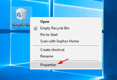 2 manieren om eigenschappen te verwijderen uit het recycle bin ...