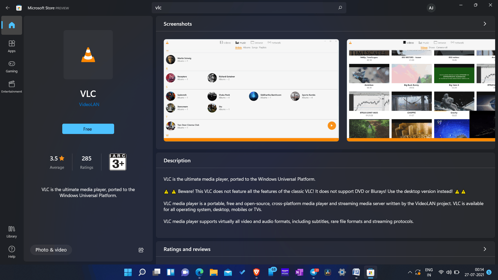 Hoe VLC Media Player te downloaden vanuit Windows 11 Store - Tiempo de ...