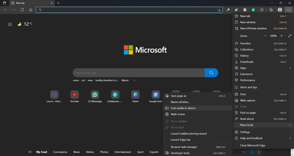 Hoe Windows 11 Desktop te casten naar Chromecast