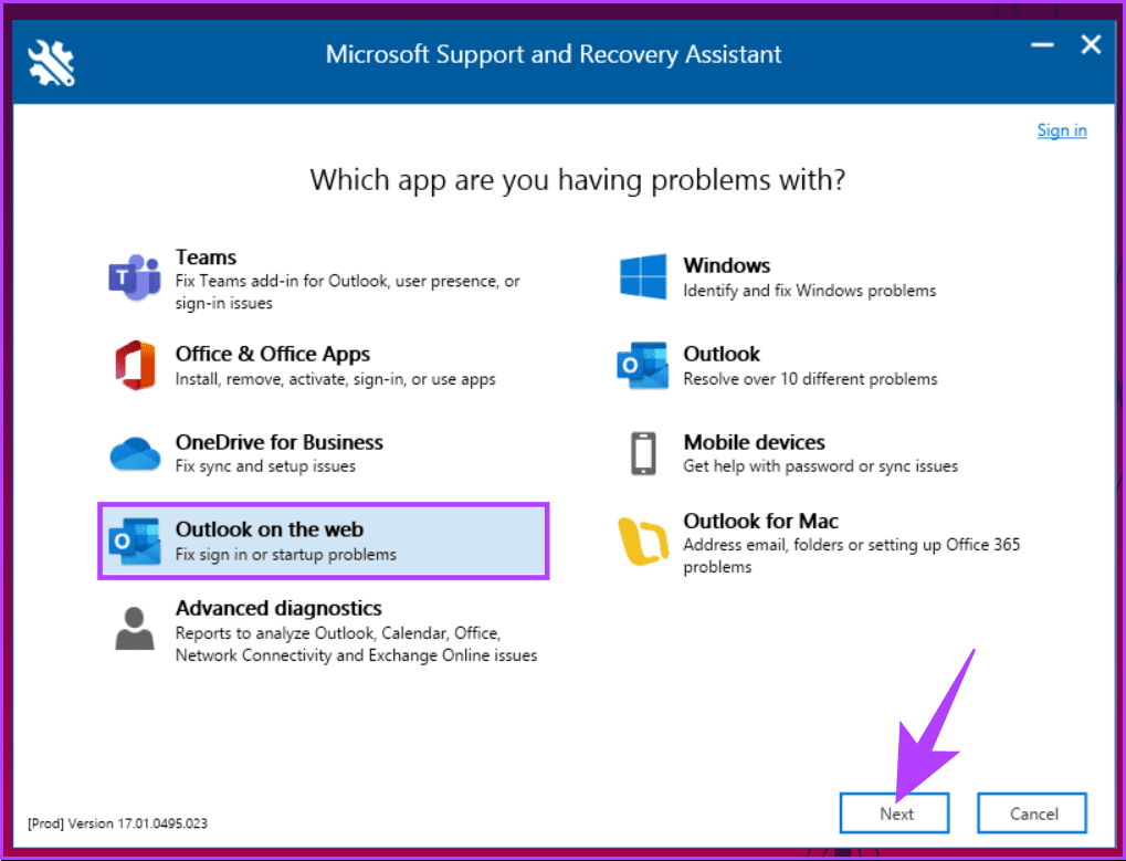8 manieren om Outlook -fout op te lossen 500 'Er is iets misgegaan ...