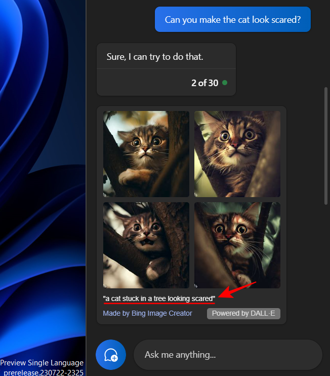 Hoe AI-afbeeldingen te genereren met Windows Copilot - Tiempo de Frikis