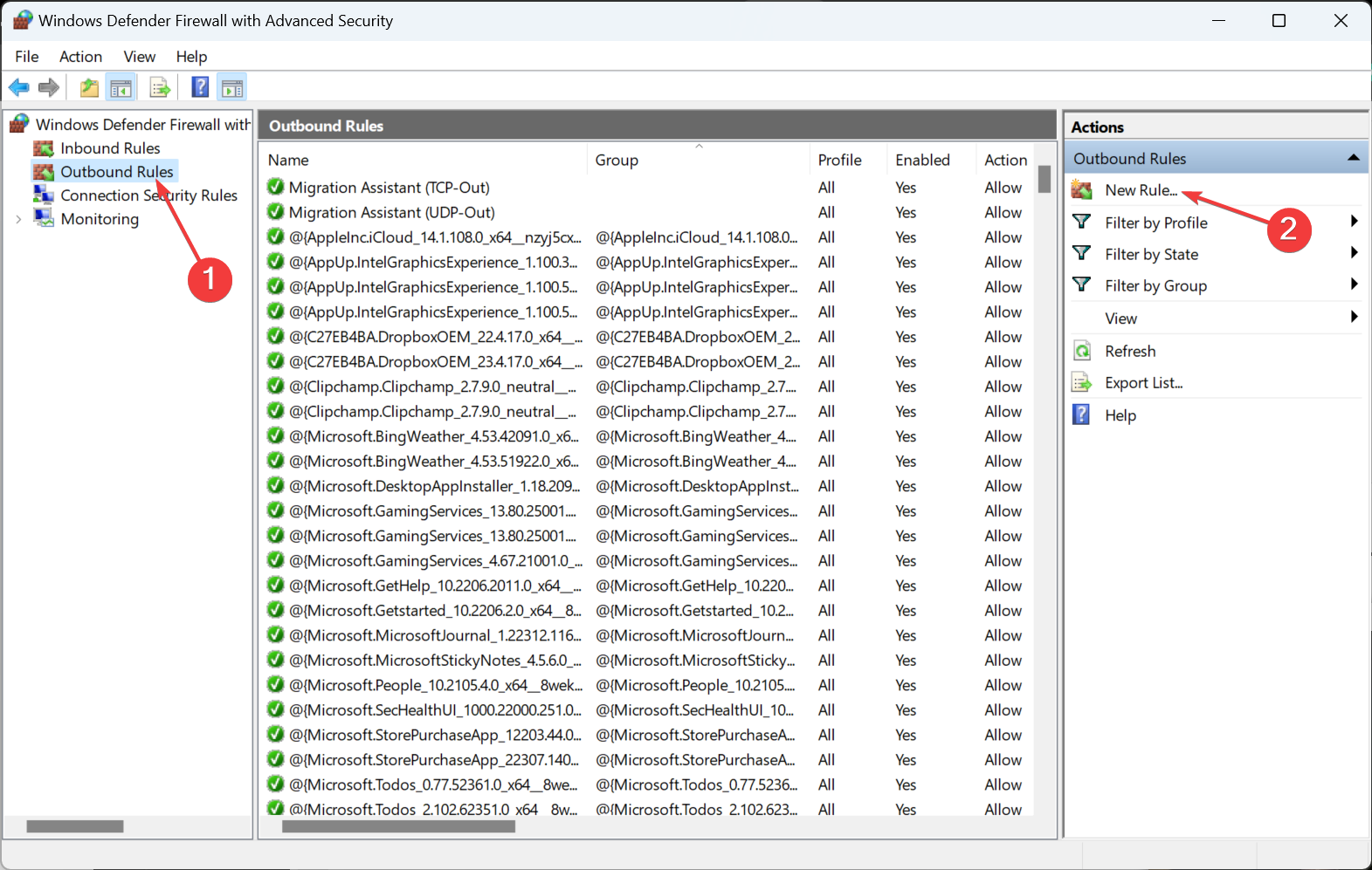 3 manieren om internettoegang voor specifieke apps in Windows 11 te ...