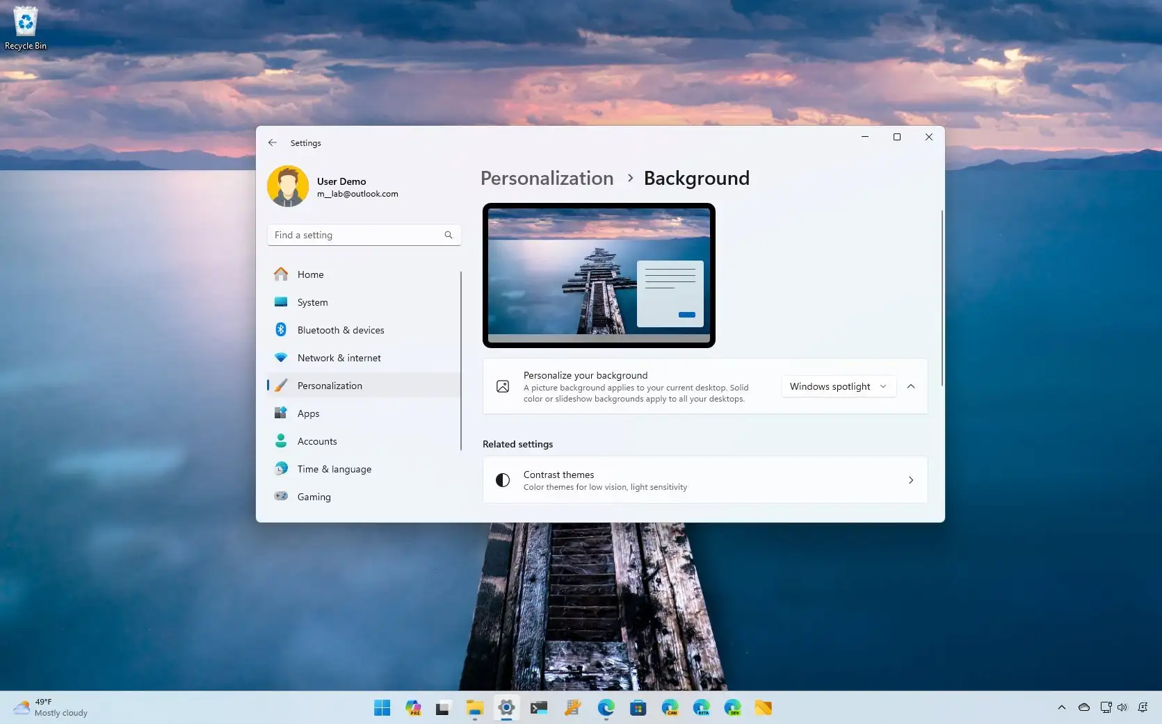 Hoe u Spotlight Desktop Wallpapers op Windows 11 inschakelt - Tiempo de ...