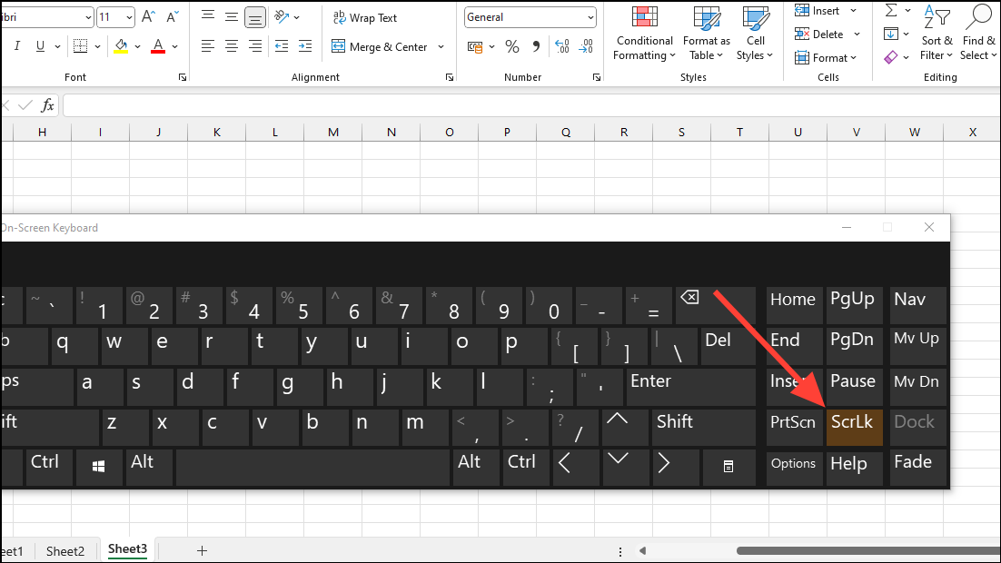 Hoe Scroll Lock in Excel uit te schakelen - Tiempo de Frikis