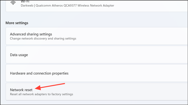 Reset netwerkinstellingen op Windows 11 - Tiempo de Frikis