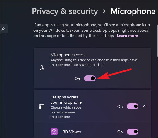 Hoe u microfoon in Windows 11 inschakelt of uitschakelen