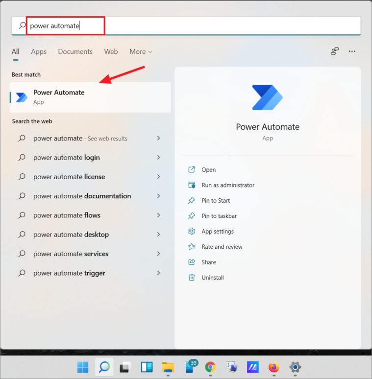 Hoe Power Automate te gebruiken in Windows 11