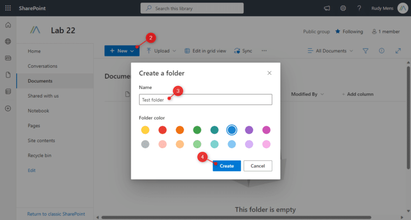 Hoe u een SharePoint-map maakt - Tiempo de Frikis