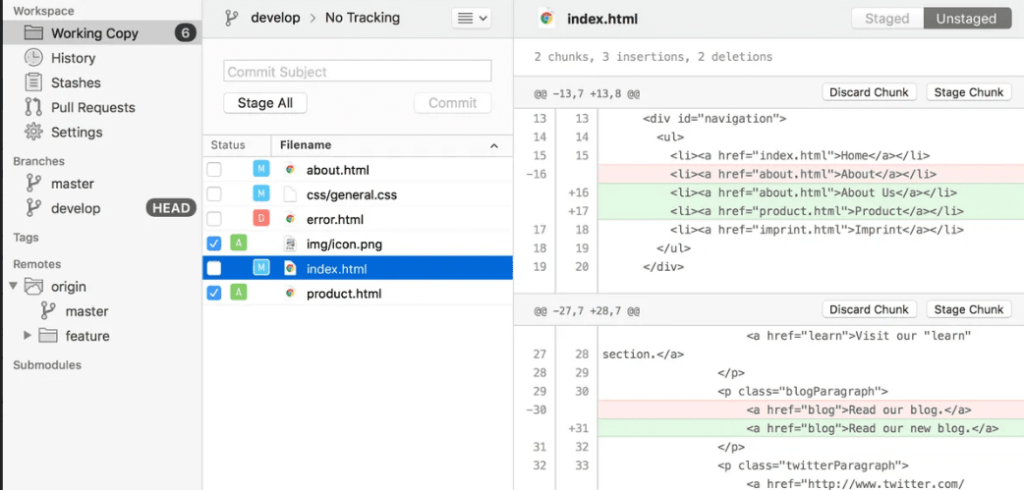 10 Beste Git -clientalternatieven voor Sourcetree voor codebeheer ...