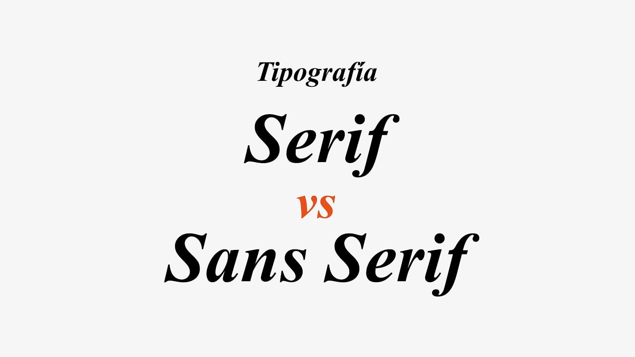 Wat is het verschil tussen serif- en san-serif-letters? - Tiempo de Frikis