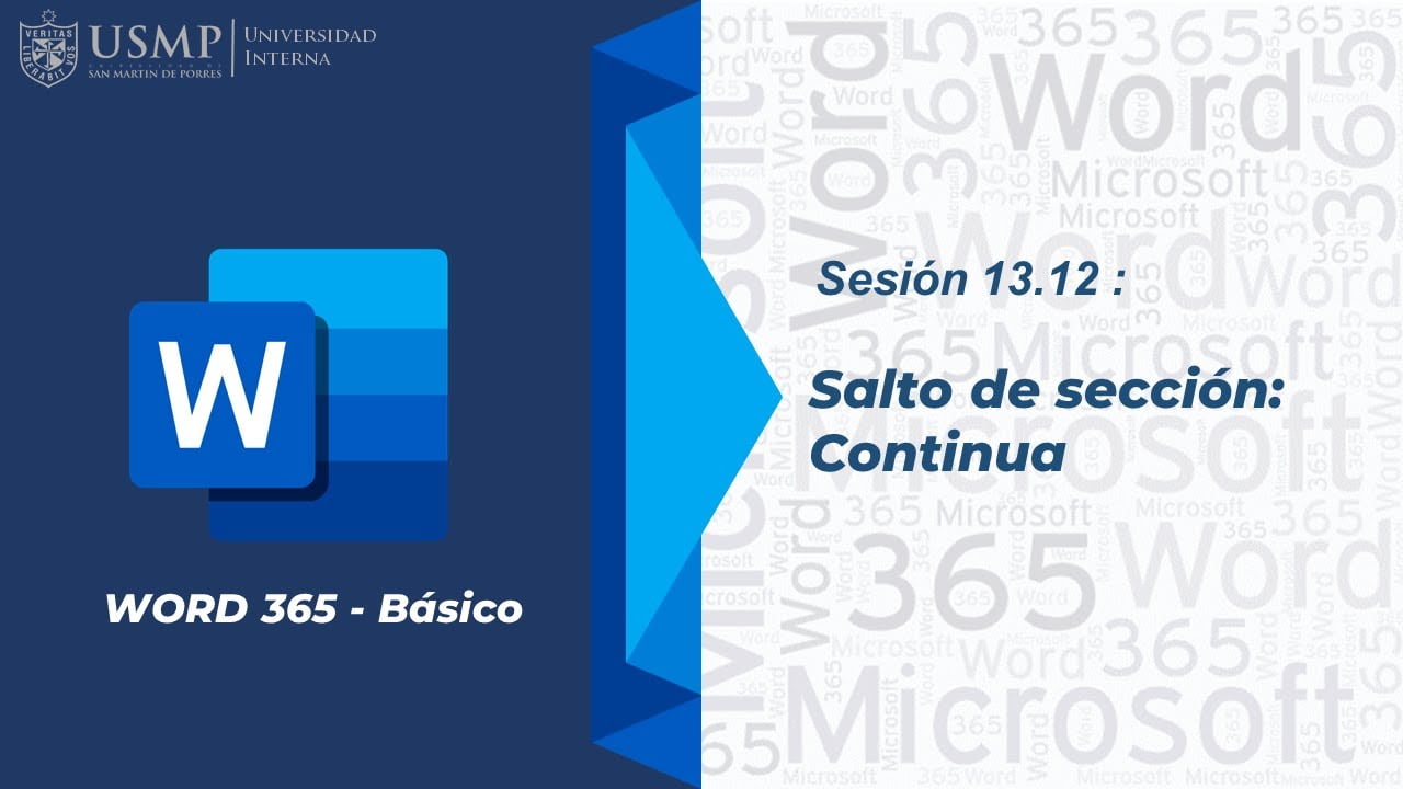 Wat is een doorlopend sectie-einde in Word?