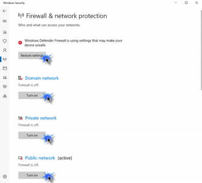 Hoe Windows Defender Firewall in Windows 11/10 inschakelen of ...