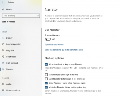 Verteller inschakelen en gebruiken in Windows 11/10 - Tiempo de Frikis