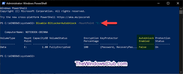 Schakel Auto-Unlock in- of uitschakelen voor BitLocker-gecodeerde ...