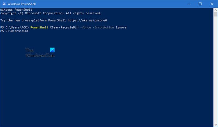 Hoe Recycle Bin op 6 verschillende manieren te legen in Windows 11/10
