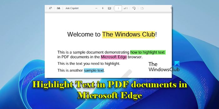 Hoe u tekst in PDF-documenten in de Microsoft Edge-browser kunt markeren
